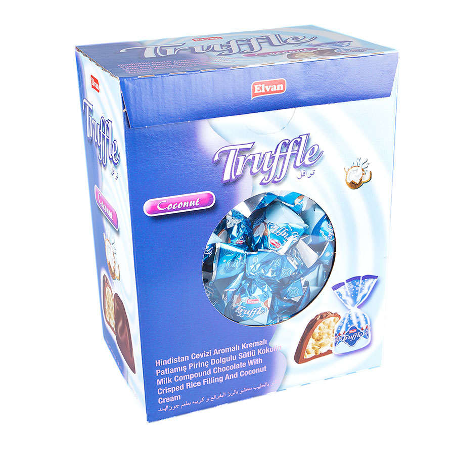 Bombón Mini Truffle Coco para tiendas de chucherías